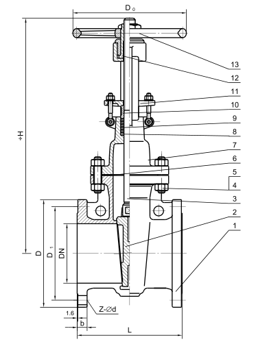 2 Inch Isolation Gate Valve Stainless Steel Cast Steel Motor Operated