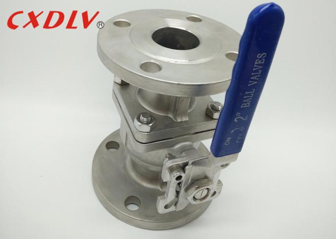 RF CF8 CF8M WCB Double Flange Floating Ball Valve Split Body Control Valve