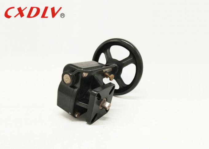 Ball Valve Gear Box Actuator Handwheel with Black Color
