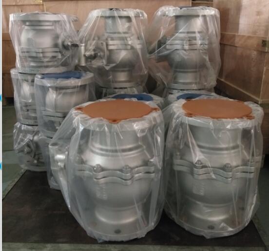 2 Way Stainless Steel Ball Valve Full Bore CF8M DN65 Flange Connection ...