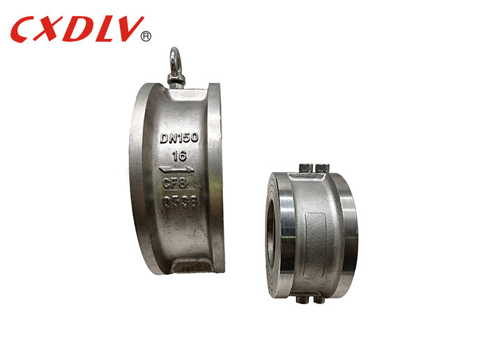 H77X-150LB Wafer Dual Plate Check Valve Stainless Steel Soft Seat EPDM Metal DIN PN16