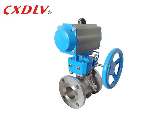 Handwheel Control Valve Actuator Manual Override Worm Gear For Quarter ...